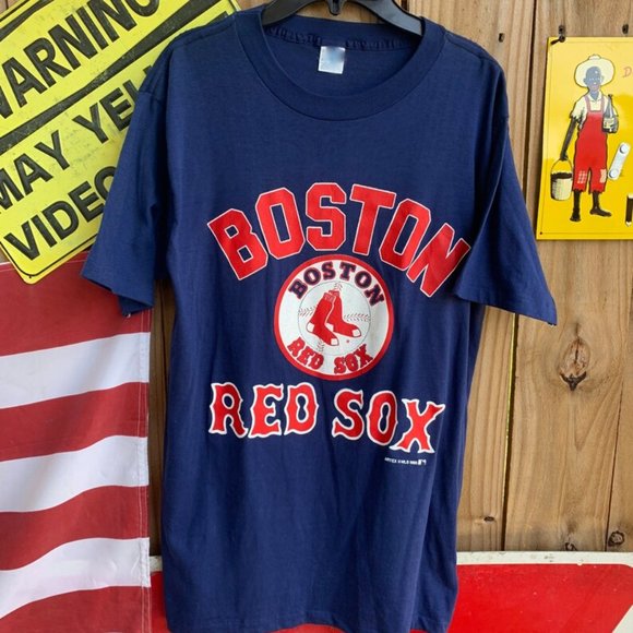 Tops | Vintage 8s Boston Red Sox Shirt K89 Retro Tee Baseball | Poshmark